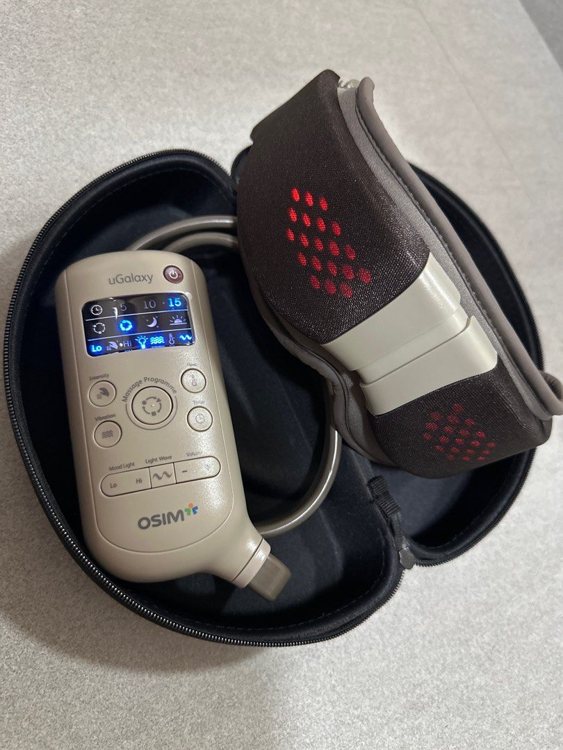 Osim uGalaxy Eye Massager, Health & Nutrition, Massage Devices on Carousell