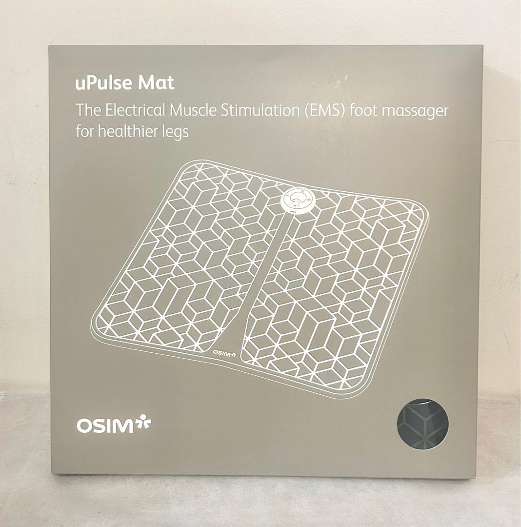 OSIM uPulse Mat (EMS Foot Massager), Health & Nutrition, Massage ...