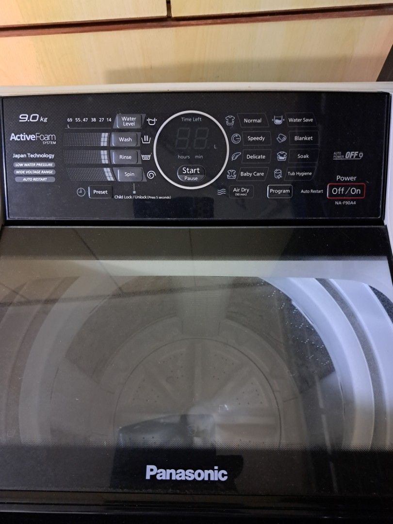 Panasonic top loading washing machine, TV & Home Appliances, Washing ...