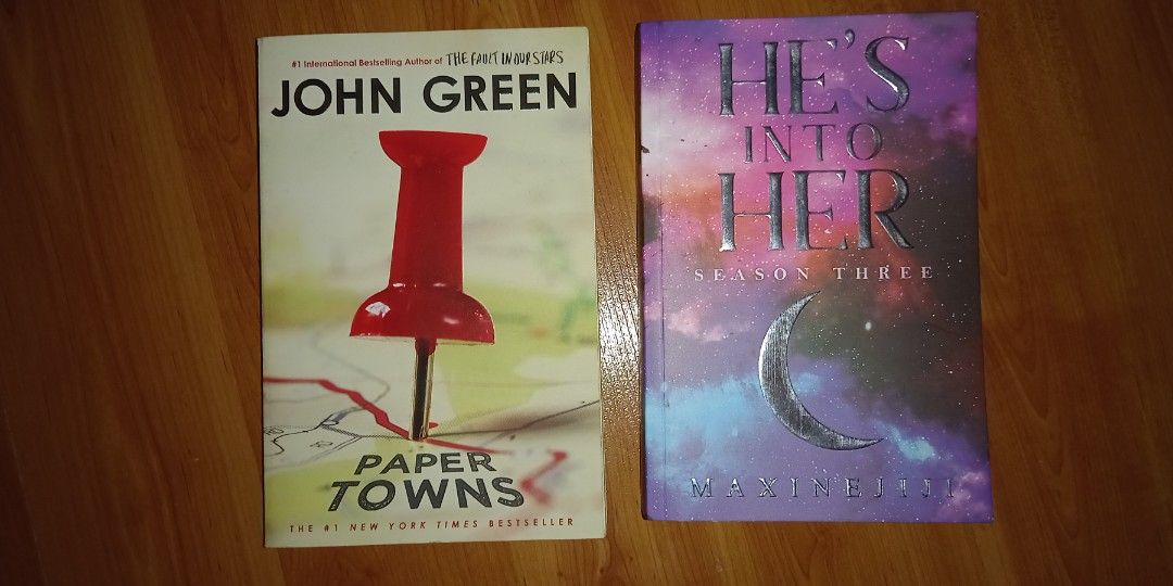 Paper Towns & He's into Her book BUNDLE on Carousell