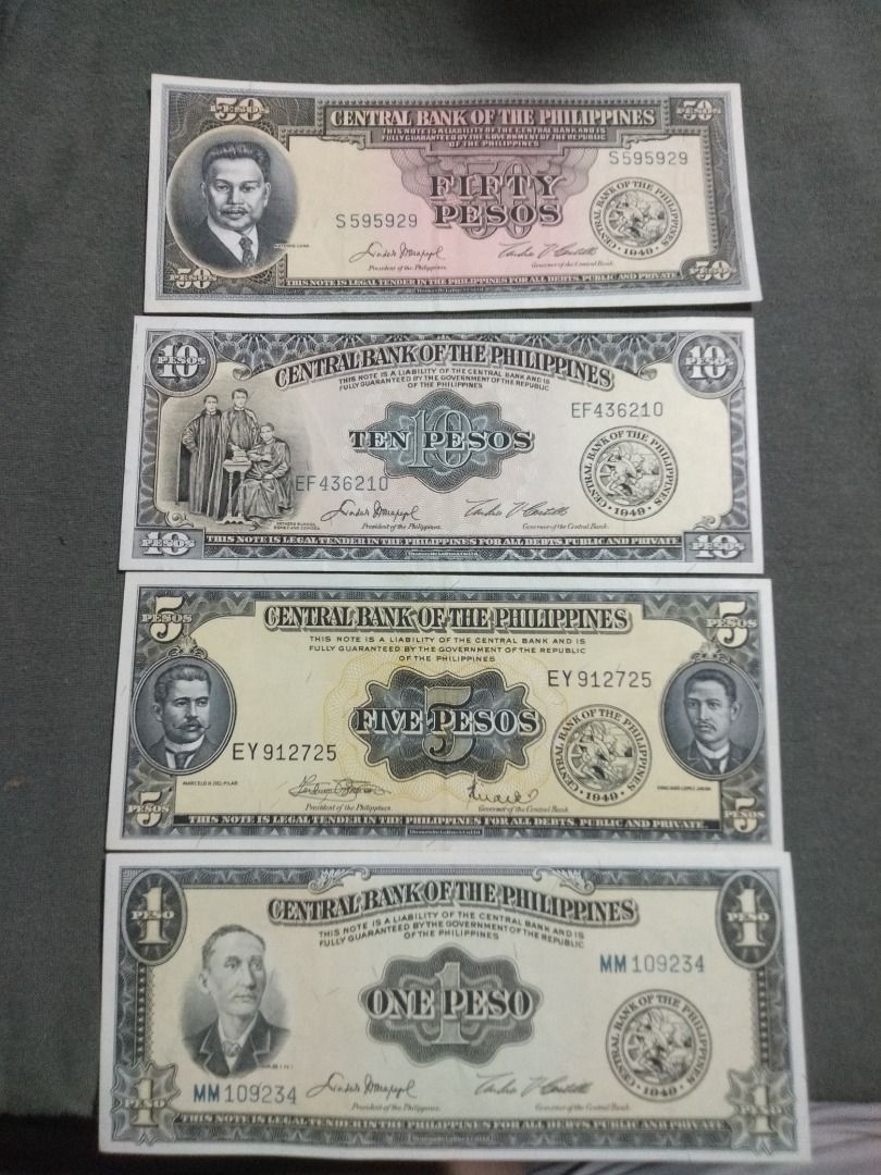 Philippines Old banknote 1945 all crisp like new on Carousell