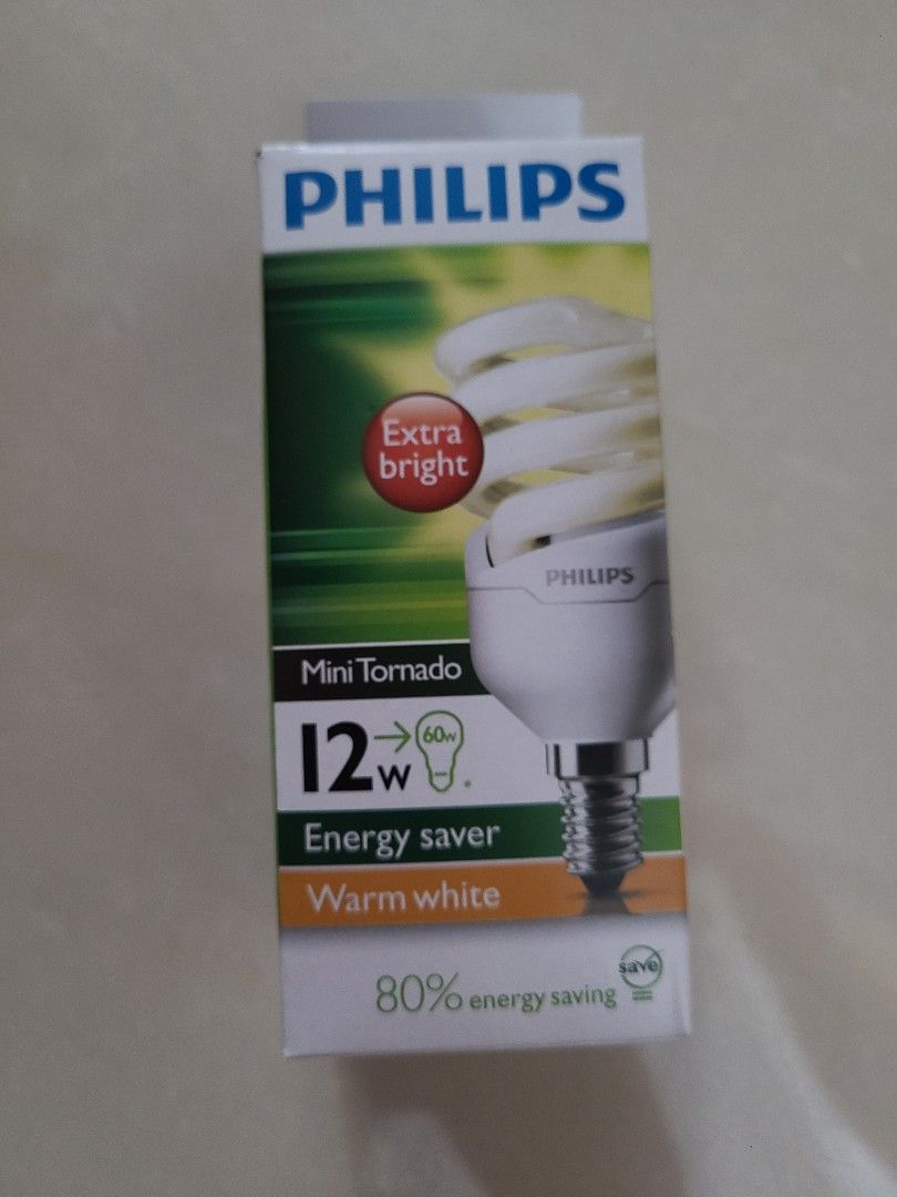 全新Philips 飛利浦電燈膽 12w, 傢俬＆家居, 燈飾及風扇, 燈飾 - Carousell
