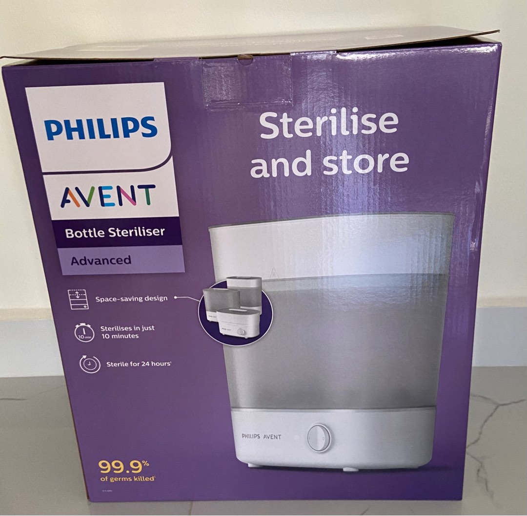 Philips Advent Advanced Bottle Steam Steriliser, Babies & Kids, Nursing ...