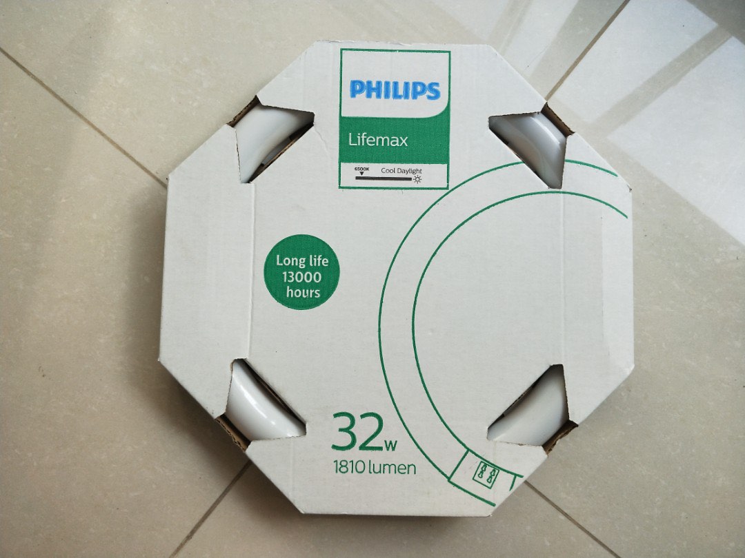 Philips Lifemax TL-E 32W Cool Daylight, 290mm, Furniture & Home Living ...