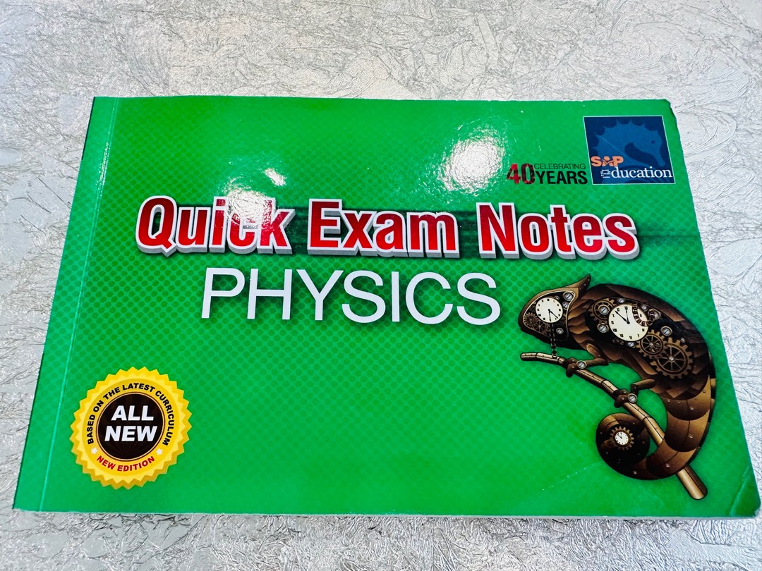 PHYSICS - Quick Exam Notes, Hobbies & Toys, Books & Magazines ...