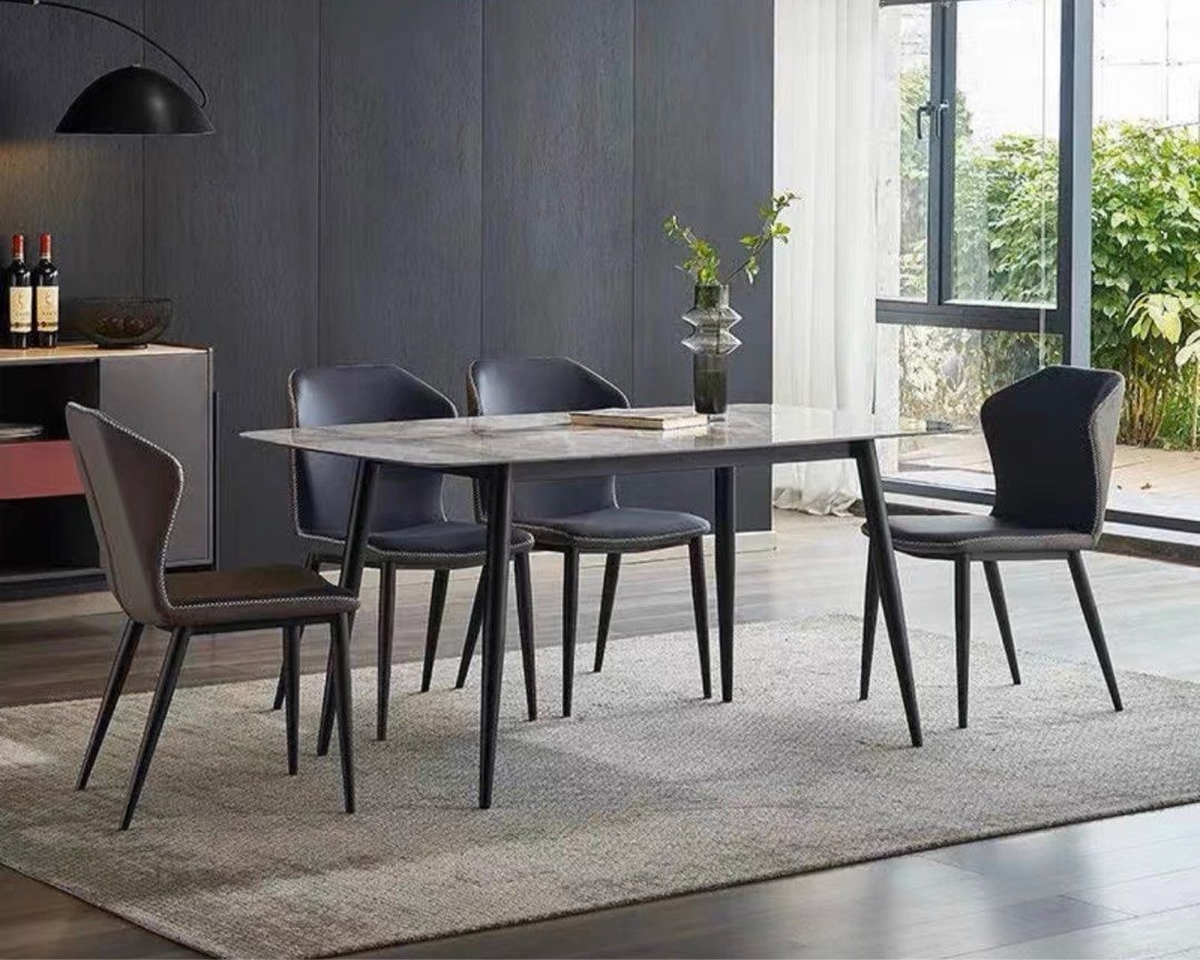 PIEDRA Modern Marble Dining Table, Furniture & Home Living, Furniture ...