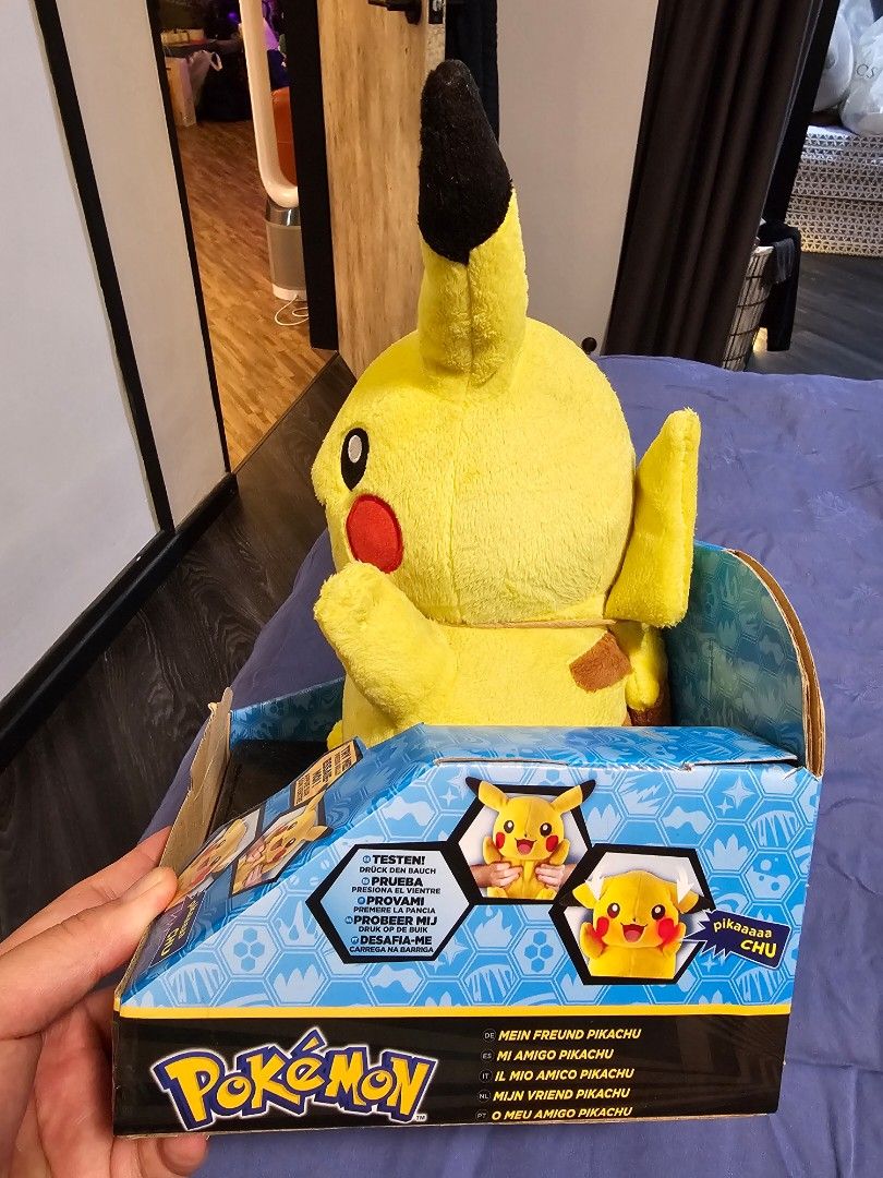 Pikachu soft Toy (Battery Operated), Hobbies & Toys, Toys & Games on ...
