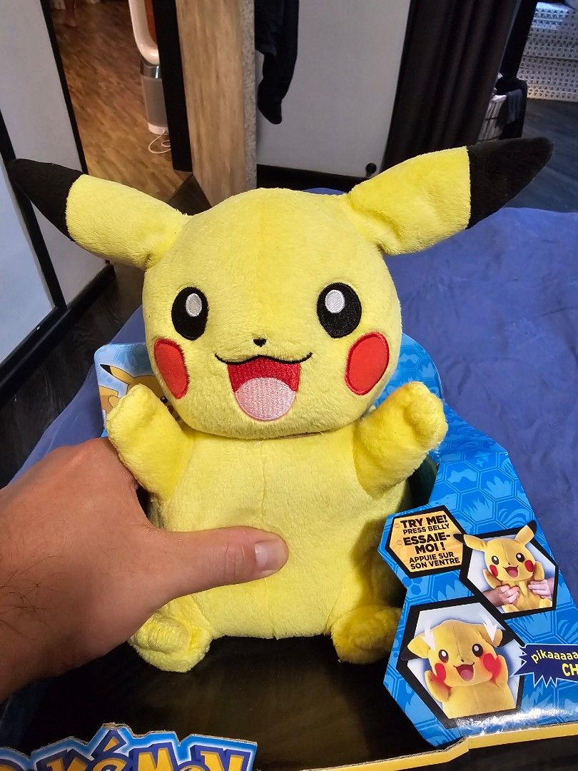 Pikachu soft Toy (Battery Operated), Hobbies & Toys, Toys & Games on ...