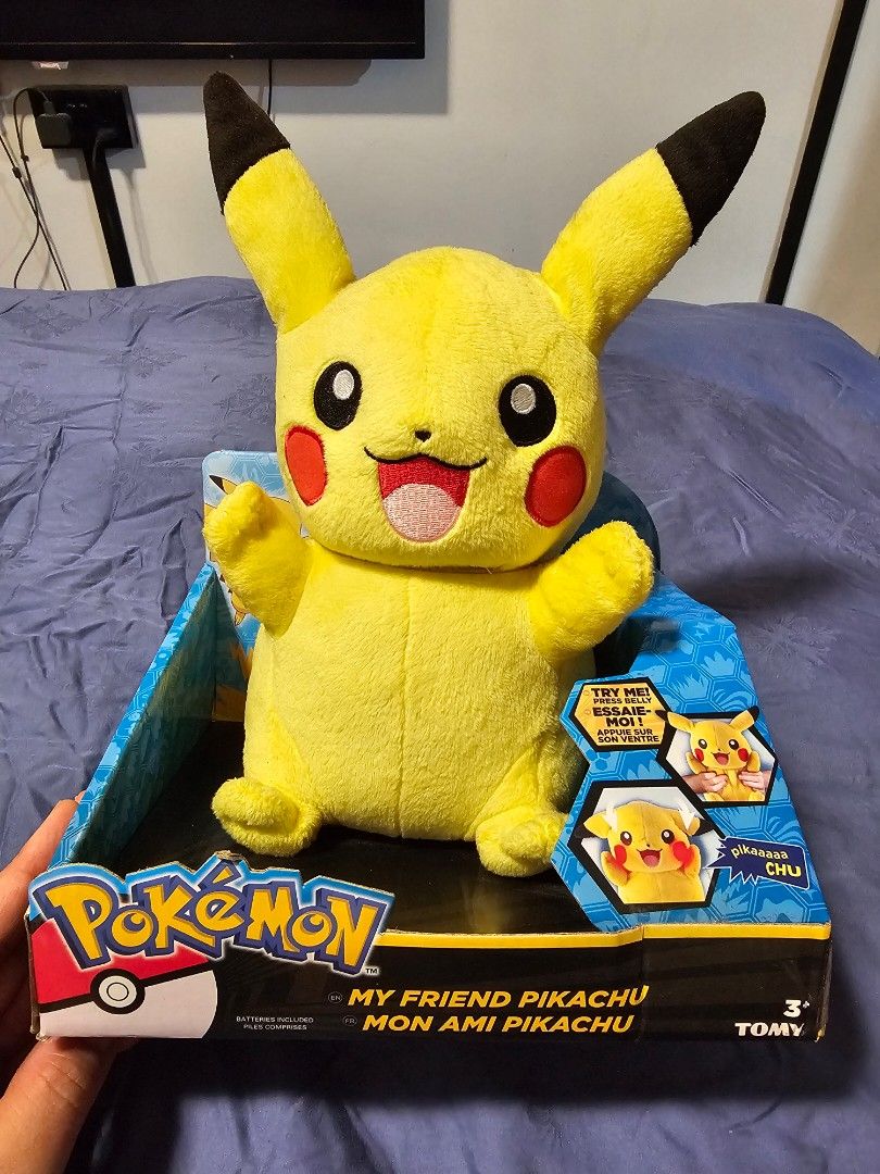 Pikachu soft Toy (Battery Operated), Hobbies & Toys, Toys & Games on ...