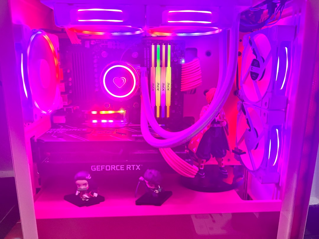 Pink! RTX 3070 r5 5600x Gaming pc, Computers & Tech, Desktops on Carousell