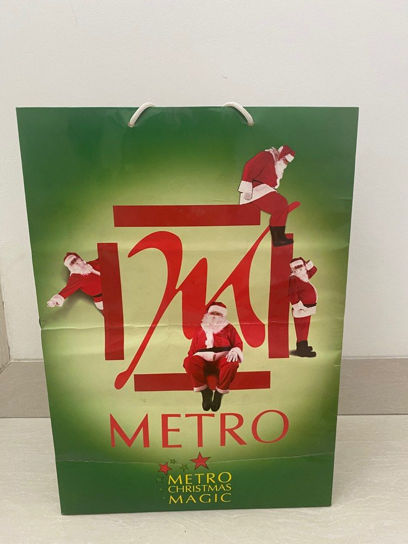 PLASTIC BAG METRO ORIGINAL, Desain & Kerajinan Tangan, Barang ...