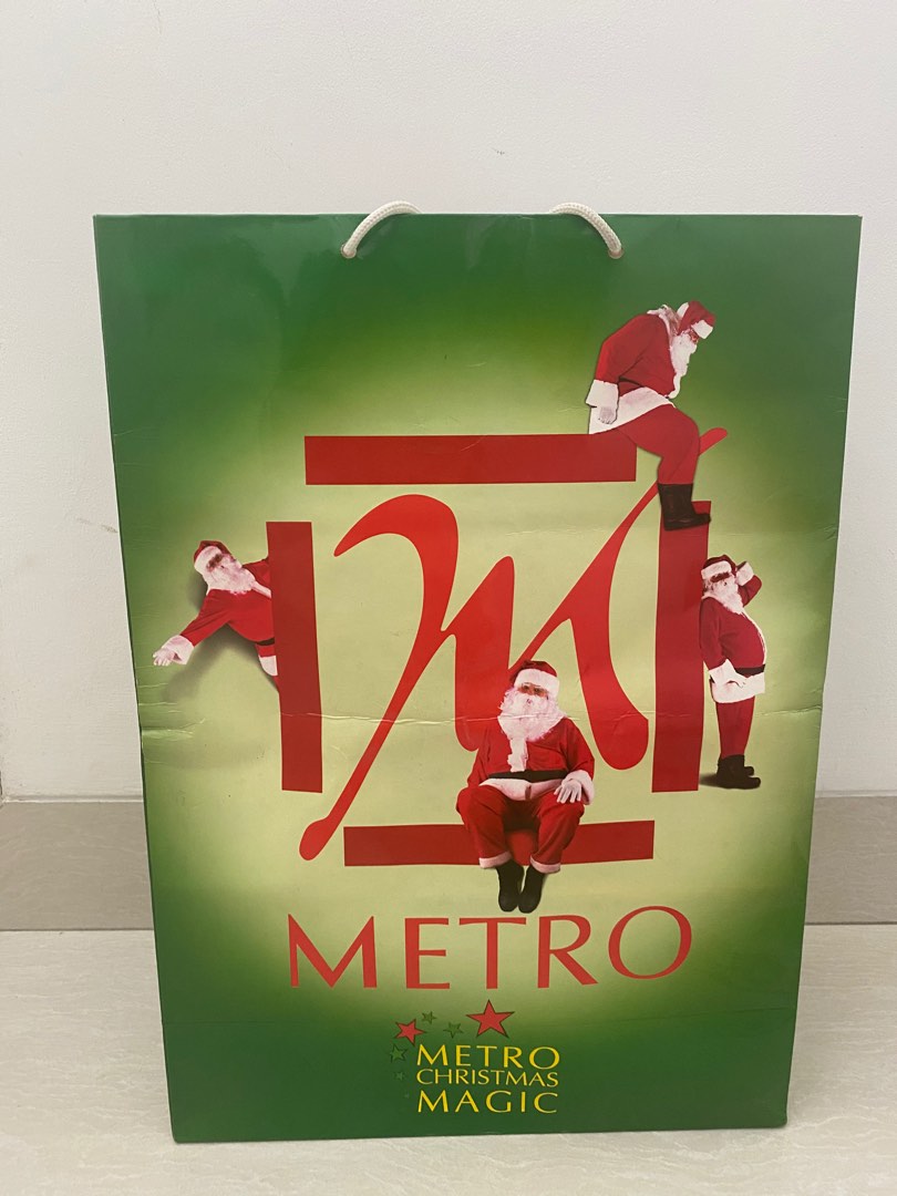 PLASTIC BAG METRO ORIGINAL, Desain & Kerajinan Tangan, Barang ...