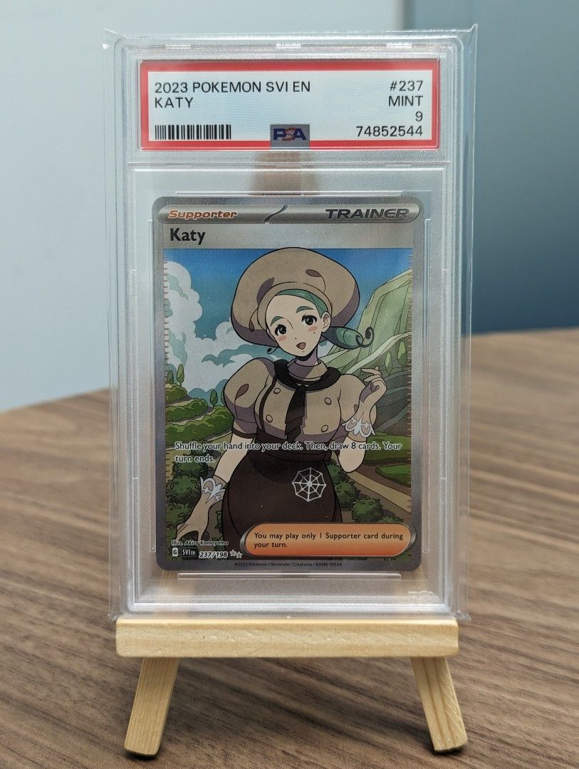 Pokemon Katy PSA 9, Hobbies & Toys, Toys & Games on Carousell