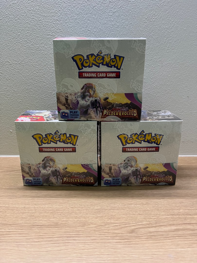 Pokemon Paldea Evolved Booster Box (From sealed case), Hobbies & Toys ...