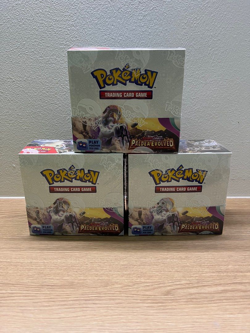 Pokemon Paldea Evolved Booster Box (From sealed case), Hobbies & Toys ...