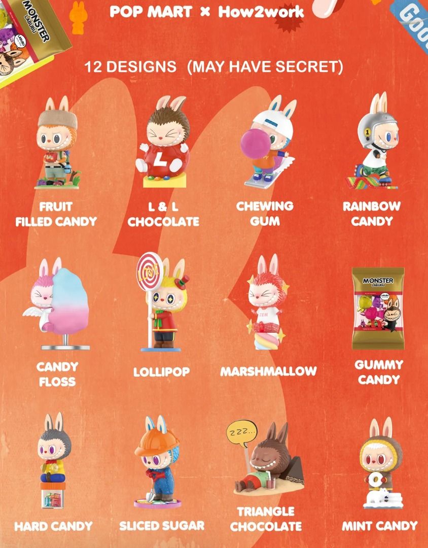 Pop Mart LABUBU The Monsters Candy Series, 46% OFF
