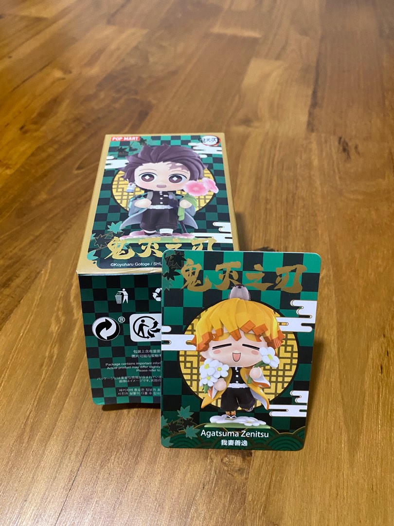 Popmart Demon Slayer Series (Zenitsu), Hobbies & Toys, Toys & Games on ...