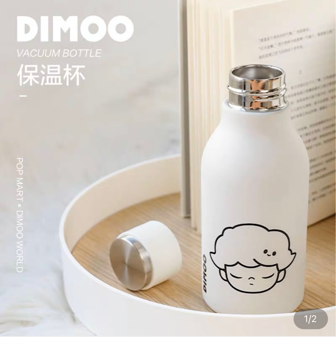 Popmart Dimoo thermal flask, Furniture & Home Living, Kitchenware ...