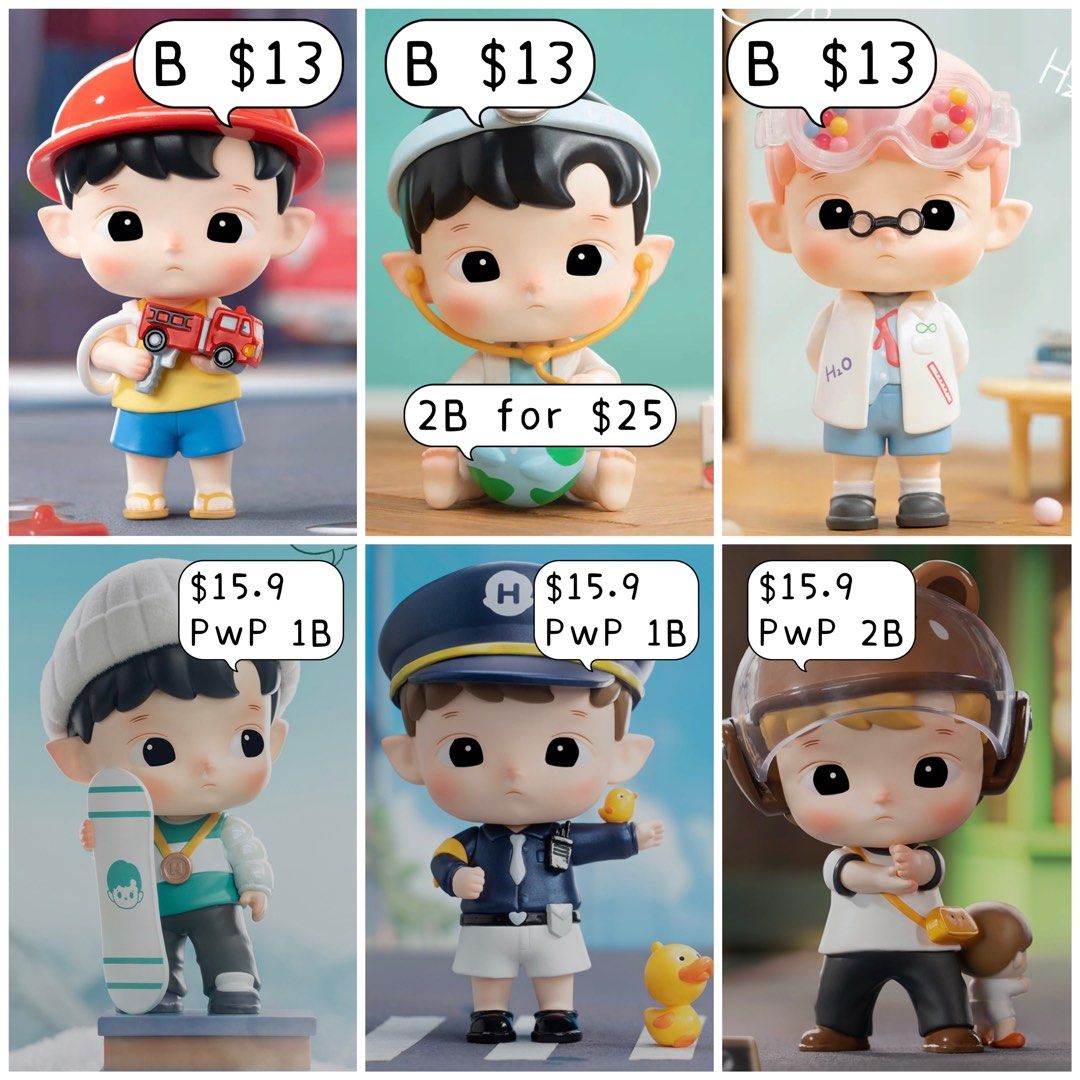 Popmart Hacipupu little commander/ little guard, Hobbies & Toys, Toys ...