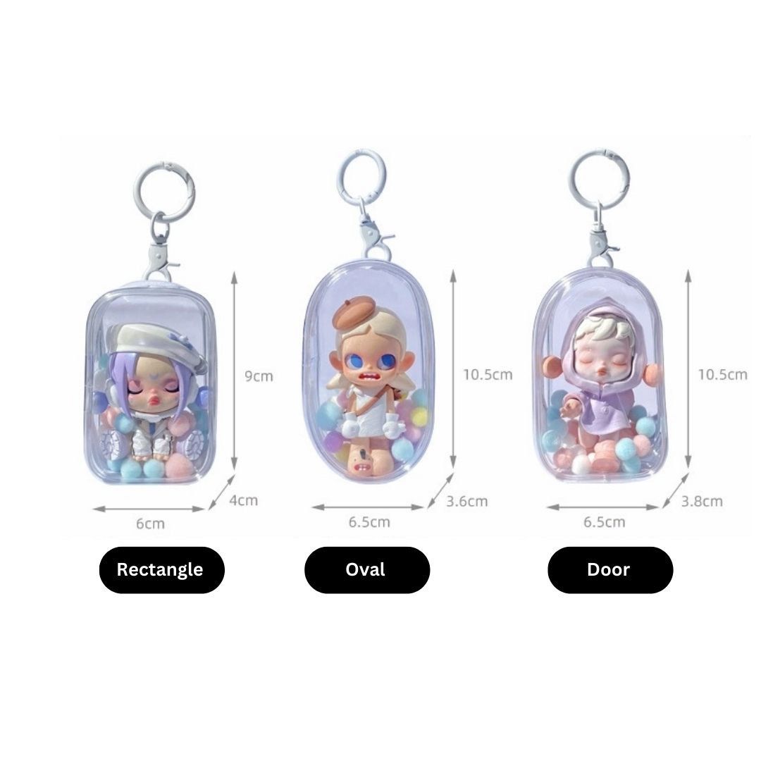 Popmart keychain case, Hobbies & Toys, Toys & Games on Carousell