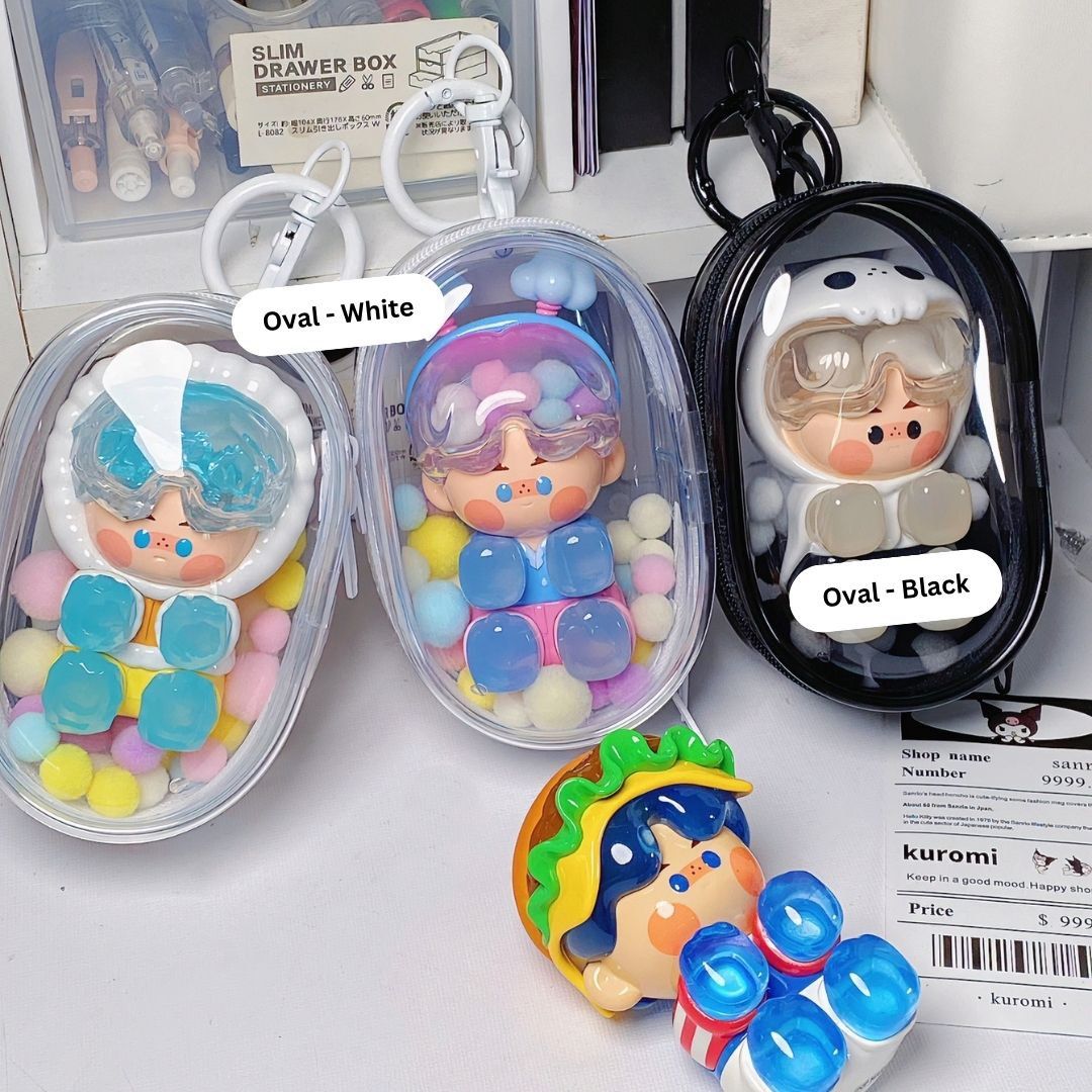 Popmart keychain case, Hobbies & Toys, Toys & Games on Carousell