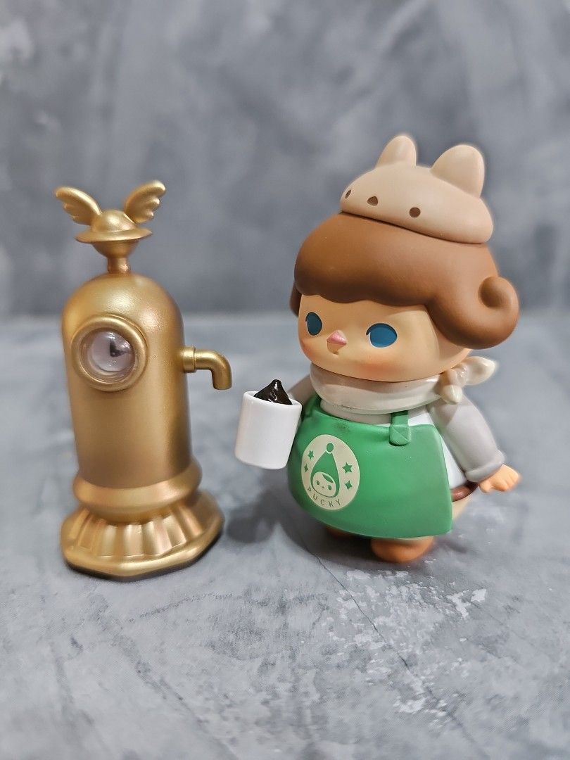 POPMART Pucky Rabbit Cafe } Rabbit Barista, Hobbies & Toys, Toys ...