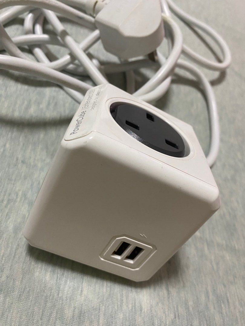 Power Cube Extension With 2 USB, TV & Home Appliances, Electrical ...