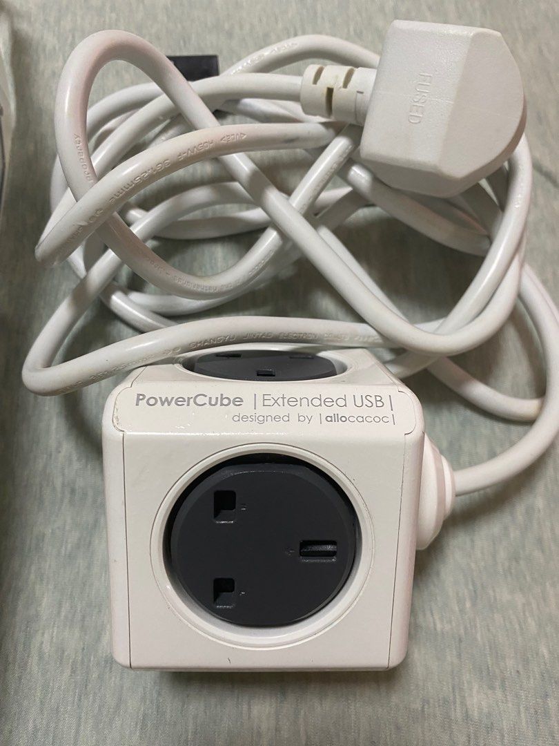 Power Cube Extension With 2 USB, TV & Home Appliances, Electrical ...