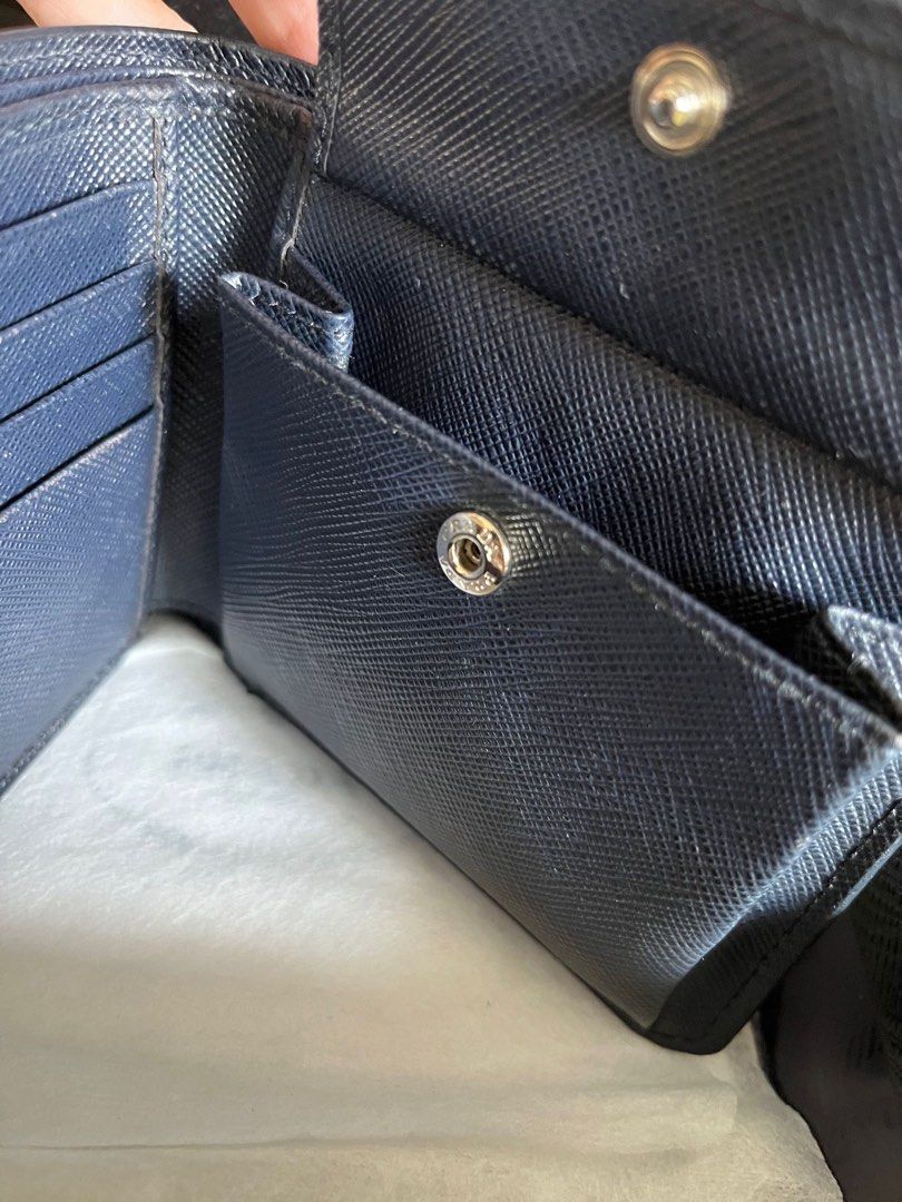 Prada male wallet, Luxury, Bags & Wallets on Carousell