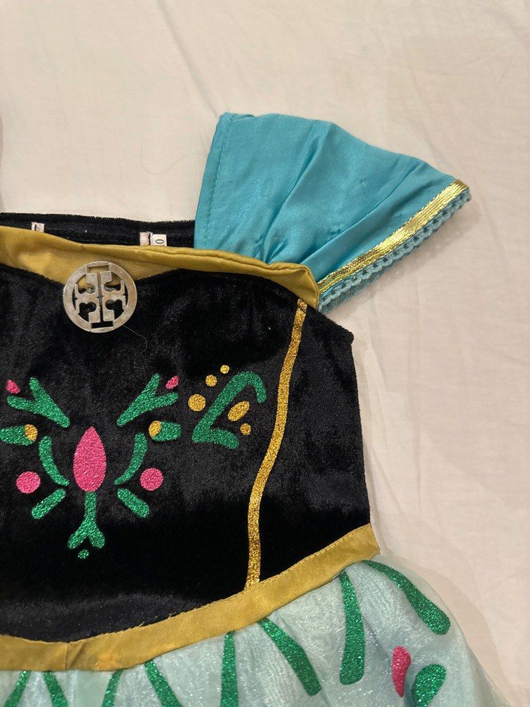 Princess Anna Costume Frozen Costume 3-5years old, Babies & Kids ...
