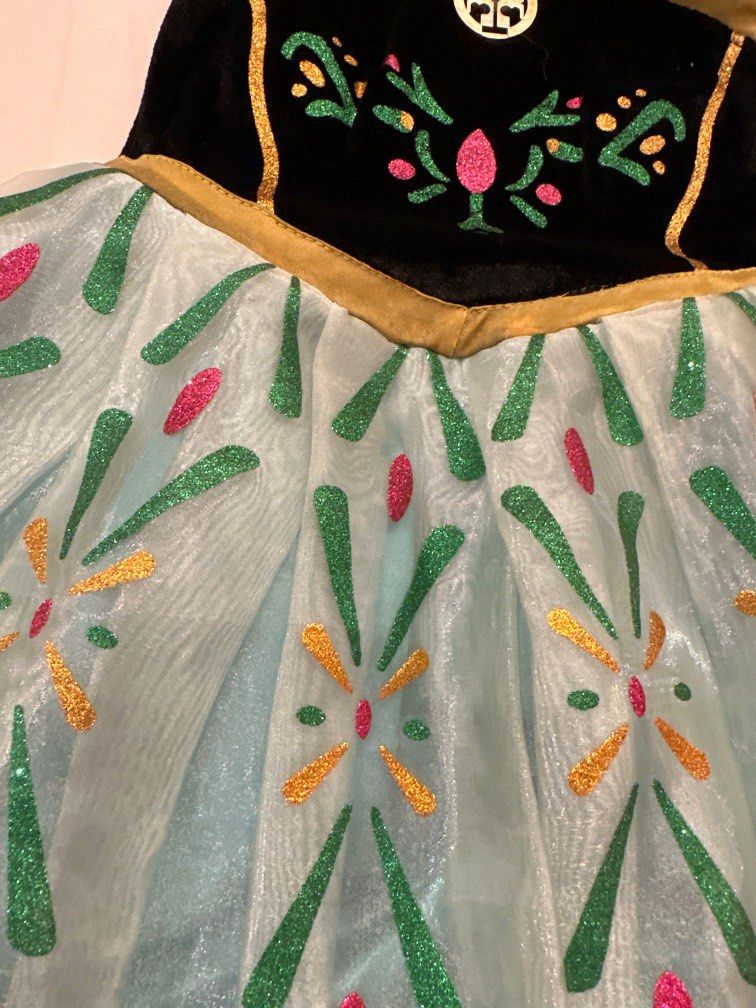 Princess Anna Costume Frozen Costume 3-5years old, Babies & Kids ...