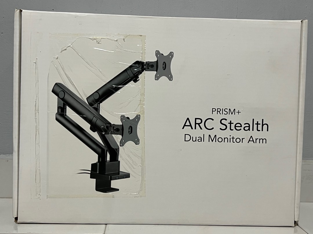 PRISM+ ARC Stealth Dual Monitor Arm, Computers & Tech, Parts ...