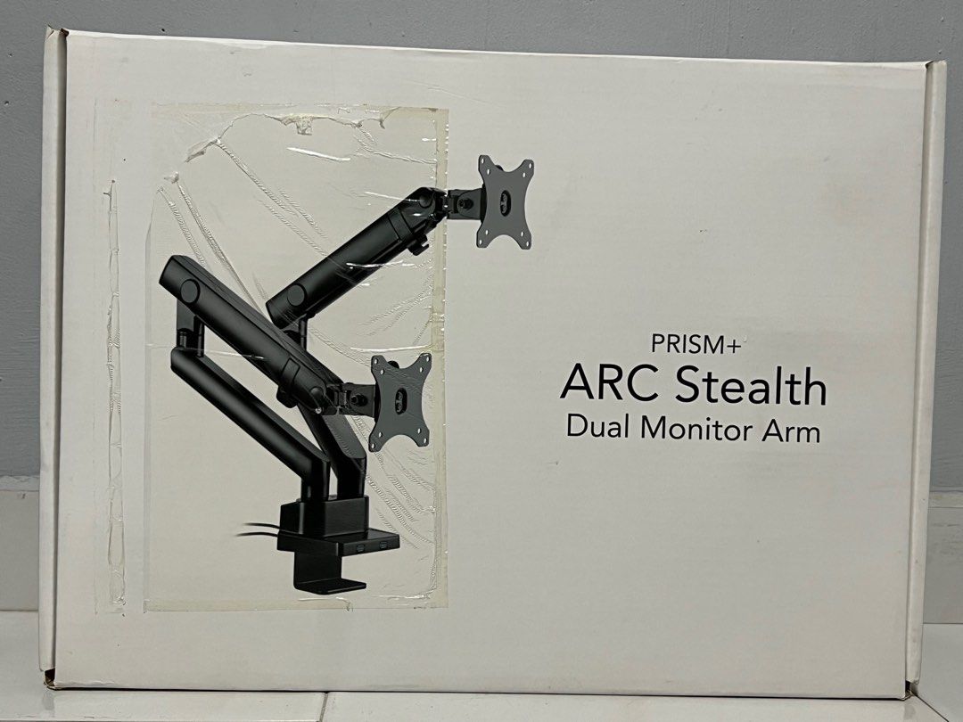 PRISM+ ARC Stealth Dual Monitor Arm, Computers & Tech, Parts ...