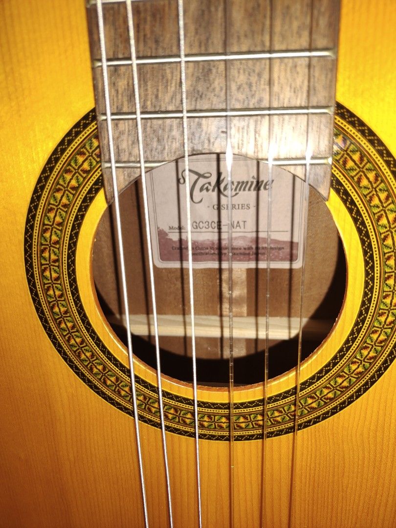 Pristine TAKAMINE Electric Classical Guitar, Hobbies & Toys, Music ...