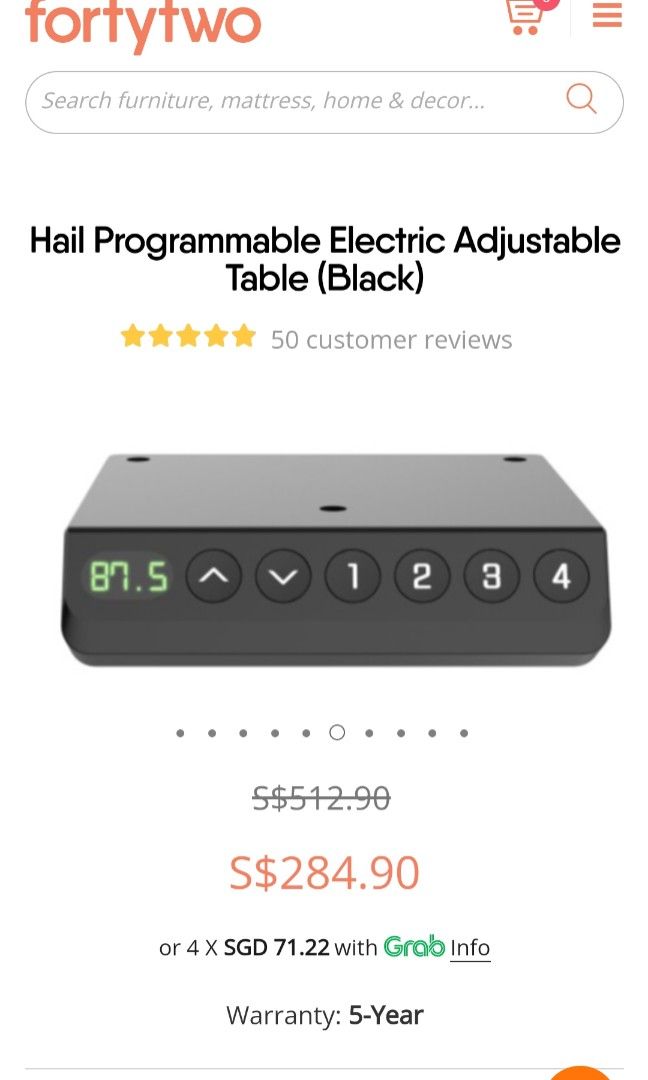 Programmable office/study table, Furniture & Home Living, Furniture ...