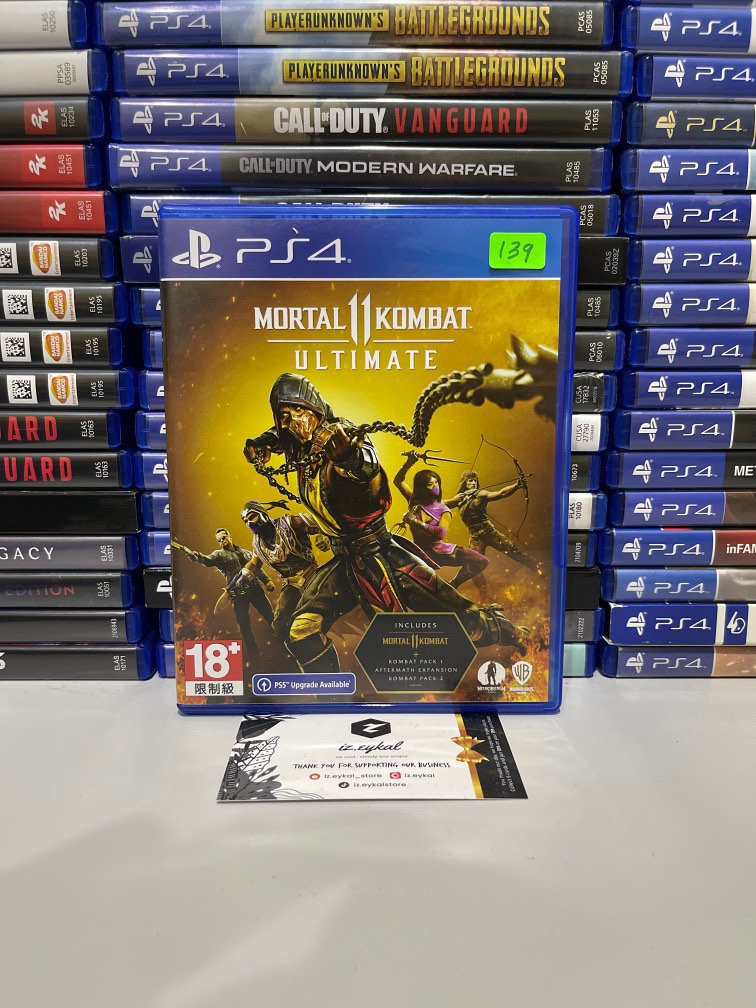 PS4 mortal kombat 11 ultimate edition R3 english chinese cd disc original used game, Video ...