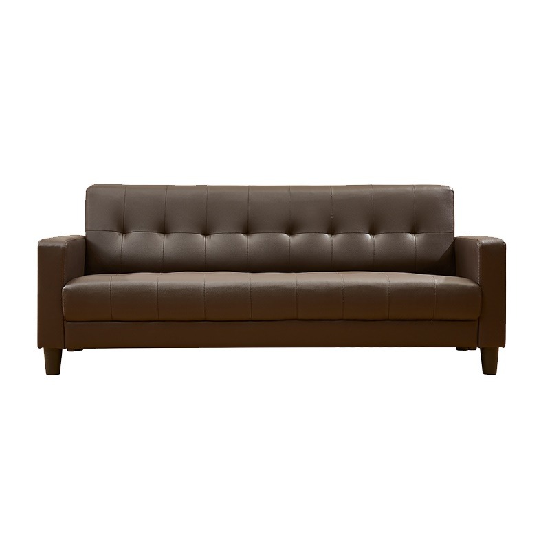 PVC Leather Sofa/ Living Room Small Apartment Sofa/Free Install/ Office ...