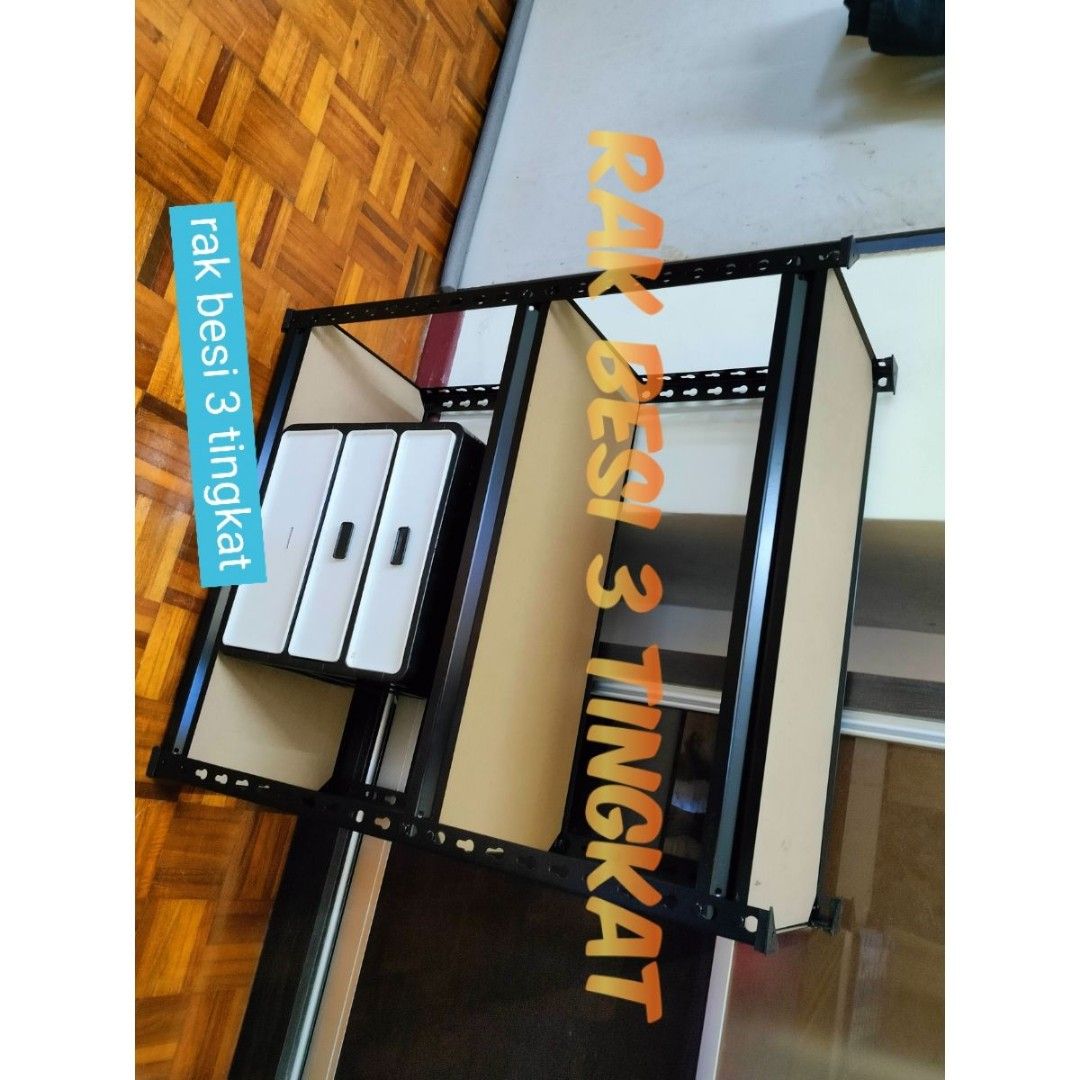 Rack/besi/3tingkat, Furniture & Home Living, Home Improvement ...