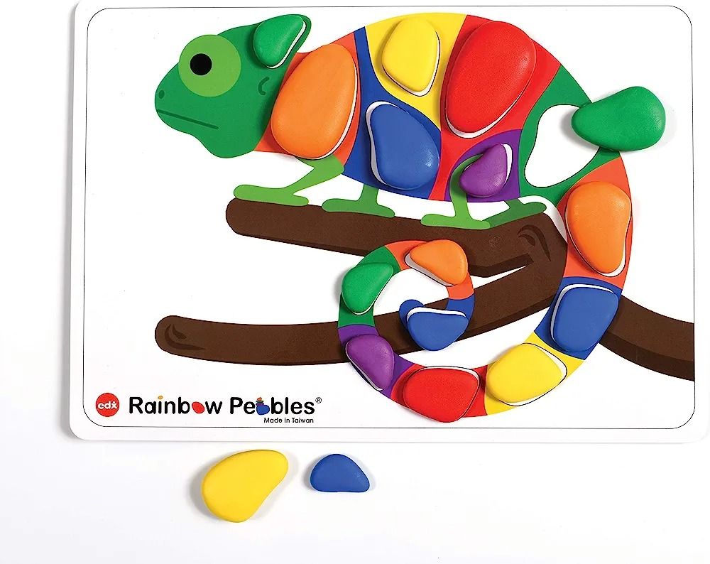 Rainbow Pebbles Activity Set - Sorting and Stacking Stones - Early Math ...