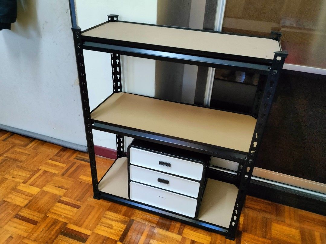 Rak besi 3 tingkat/rak besi, Furniture & Home Living, Outdoor Furniture ...