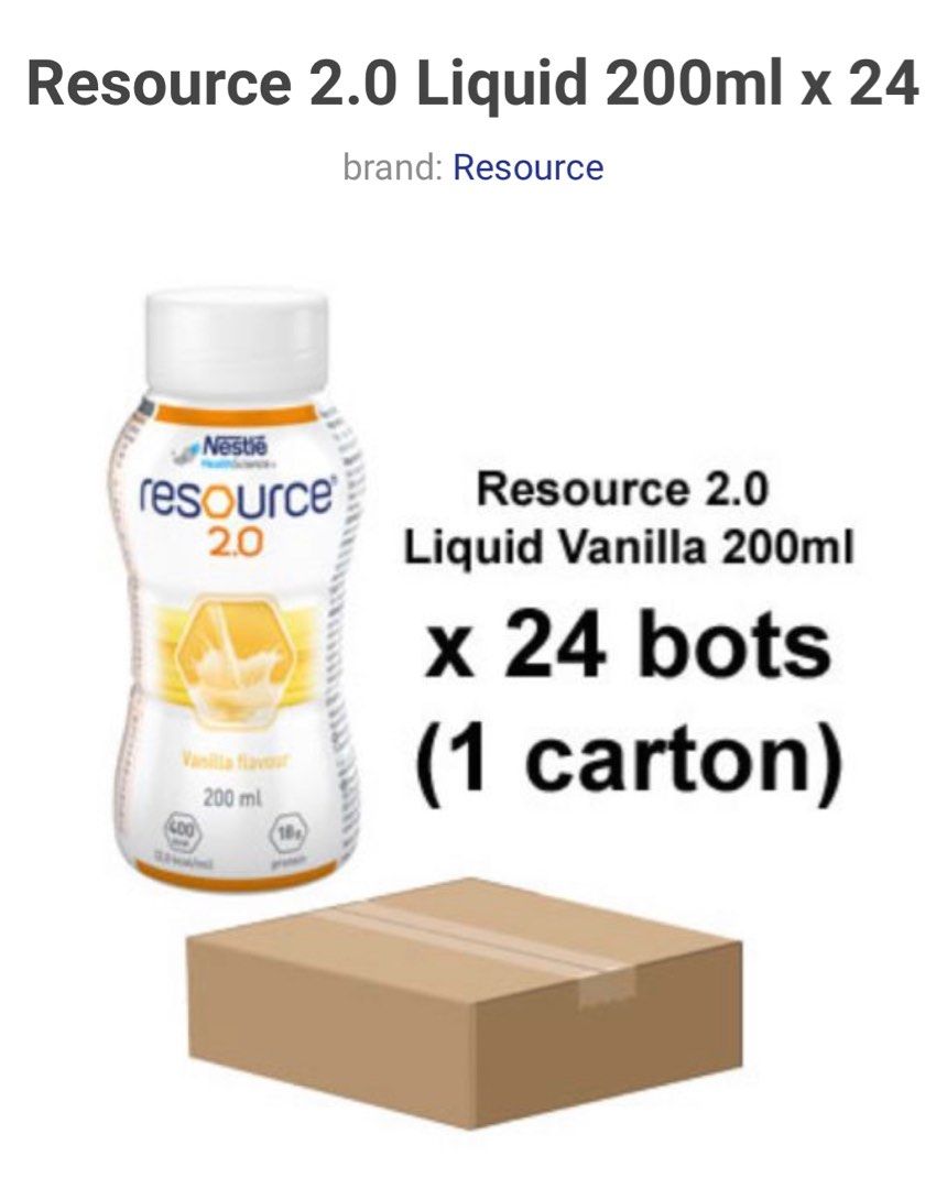 Resource 2.0, Health & Nutrition, Health Supplements, Health Food, Drinks & Tonics on Carousell