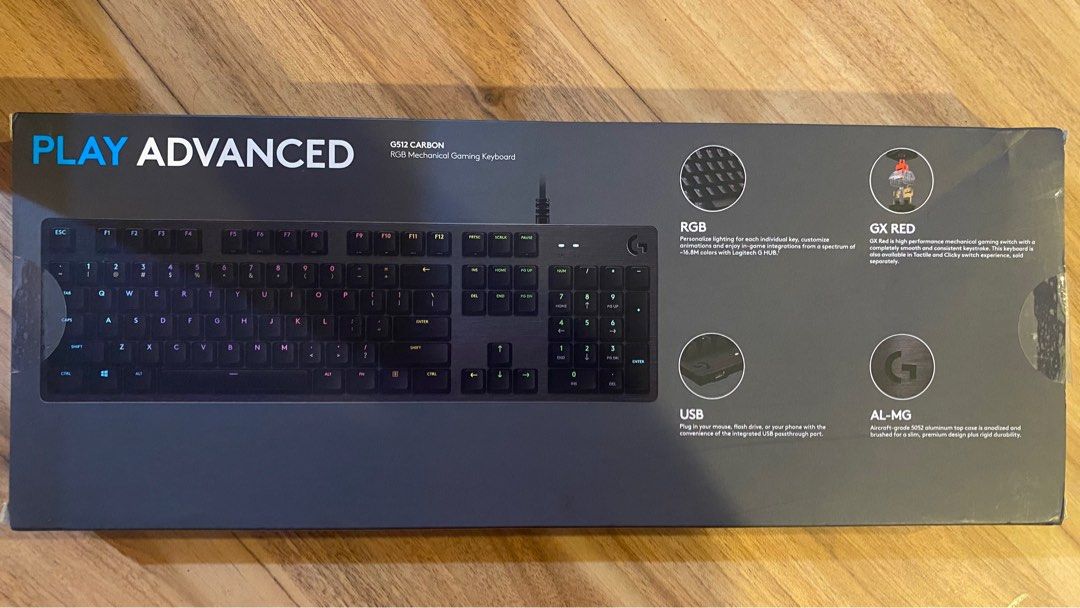 RGB MECHANICAL GAMING KEYBOARD (LOGITECH G512 CARBON), Computers & Tech ...