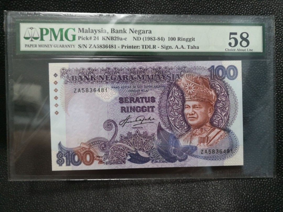Rm100 A.Taha 5th series Years 1928-1984, Hobbies & Toys, Memorabilia ...