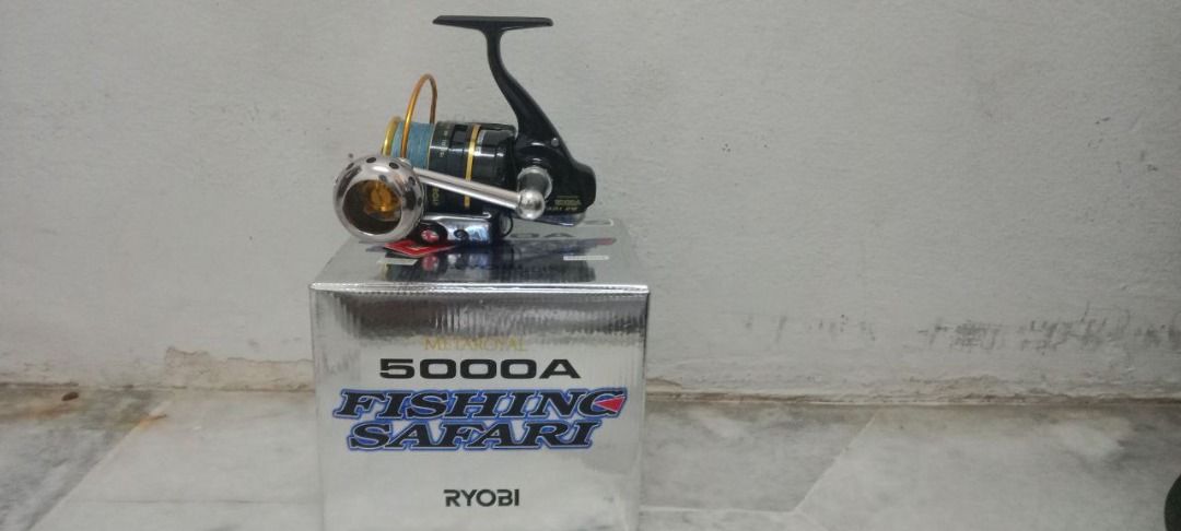 RYOBI SAFARI SW METAROYAL 5000A SPINNING REEL, Sports Equipment, Fishing on Carousell