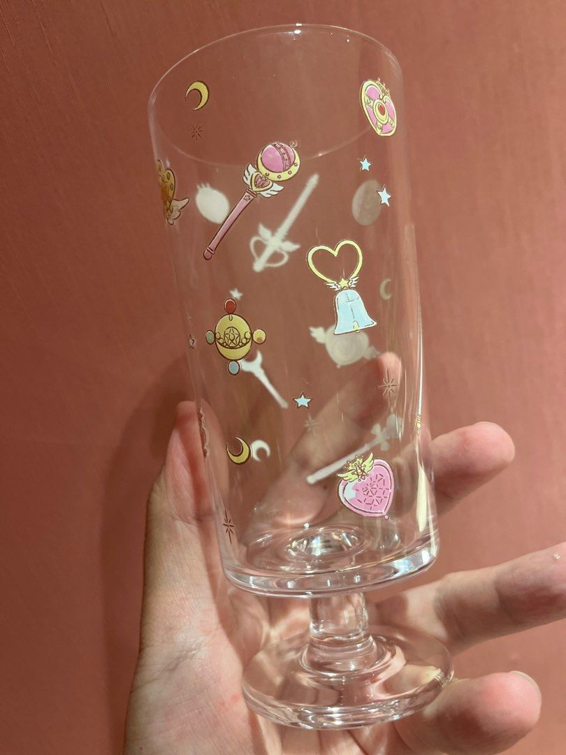 SAILOR MOON Stemmed Glass - Japan Limited, Hobbies & Toys, Memorabilia ...