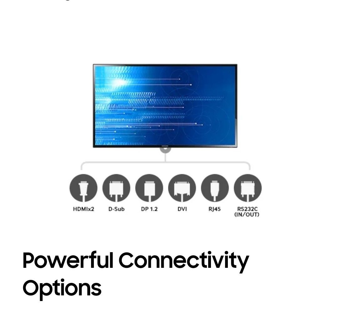 SAMSUNG LED 55 UE series Display UE55C 2 TV $400, TV & Home Appliances ...