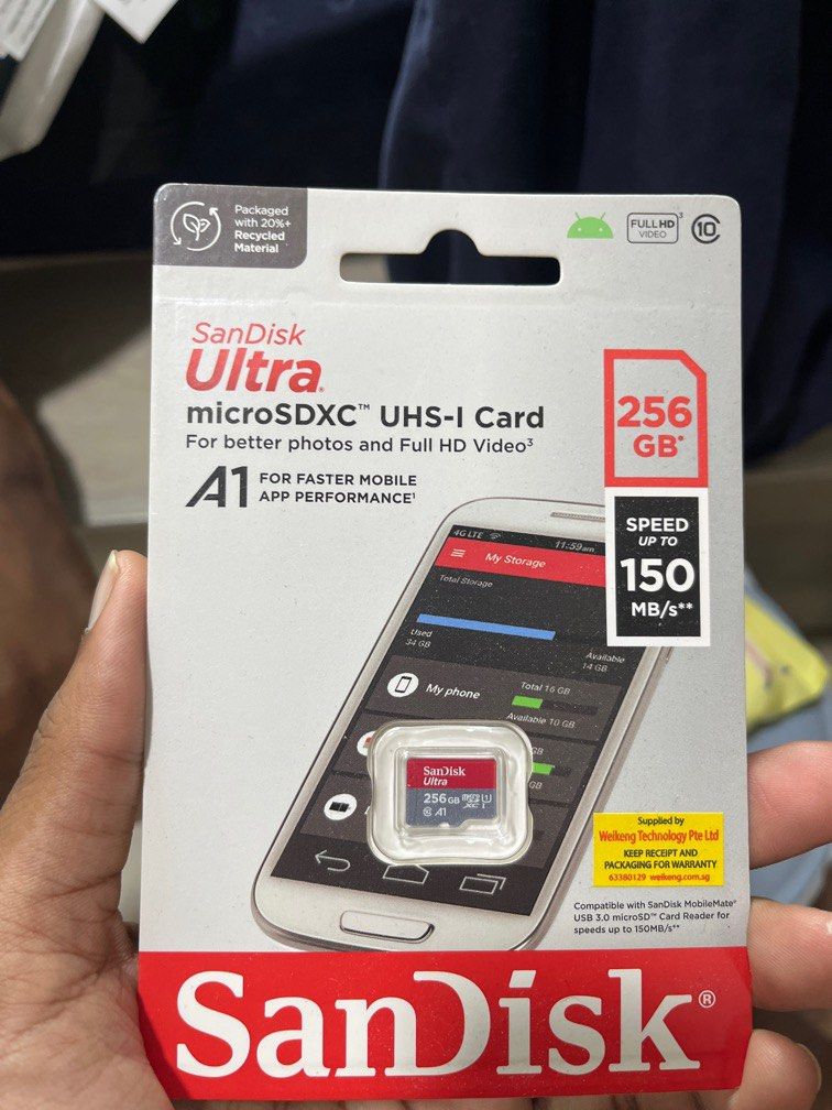 San Disk ultra 256 GB, Mobile Phones & Gadgets, Mobile & Gadget ...