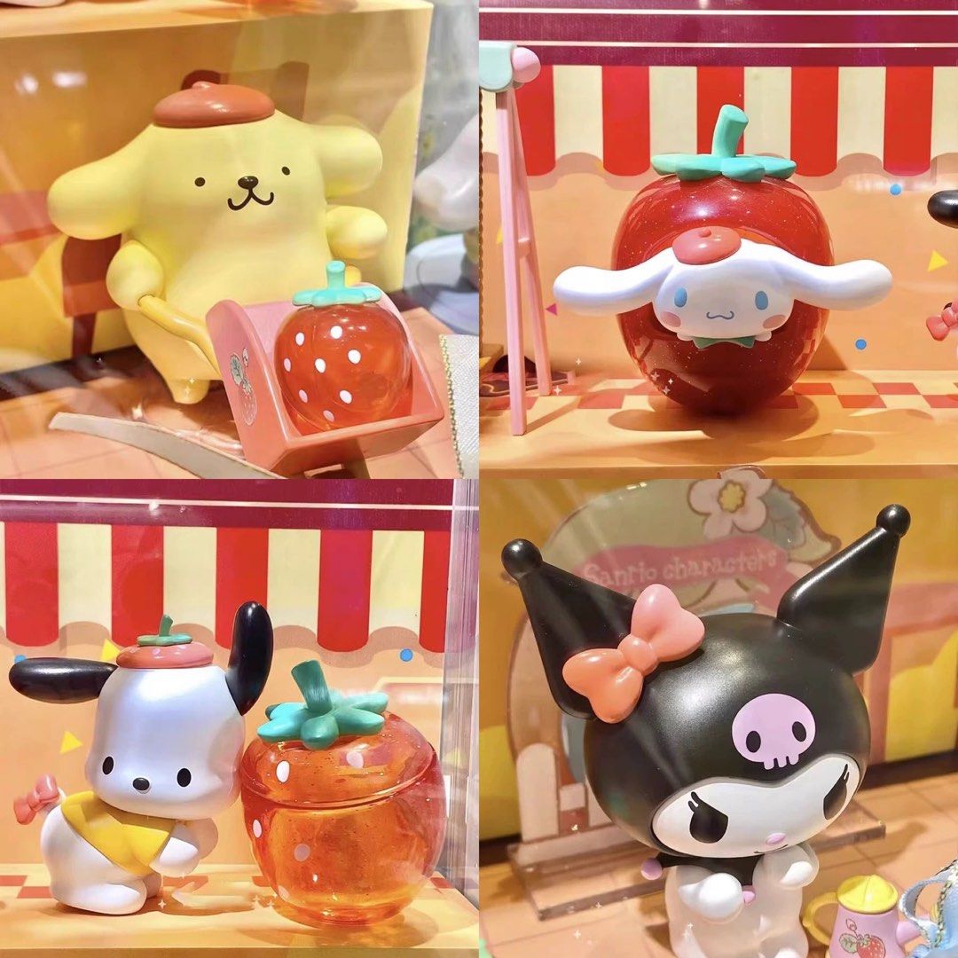 SANRIO MINISO STRAWBERRY FARM / FULL SET / SINGLE BLIND BOX / ABLE TO ...