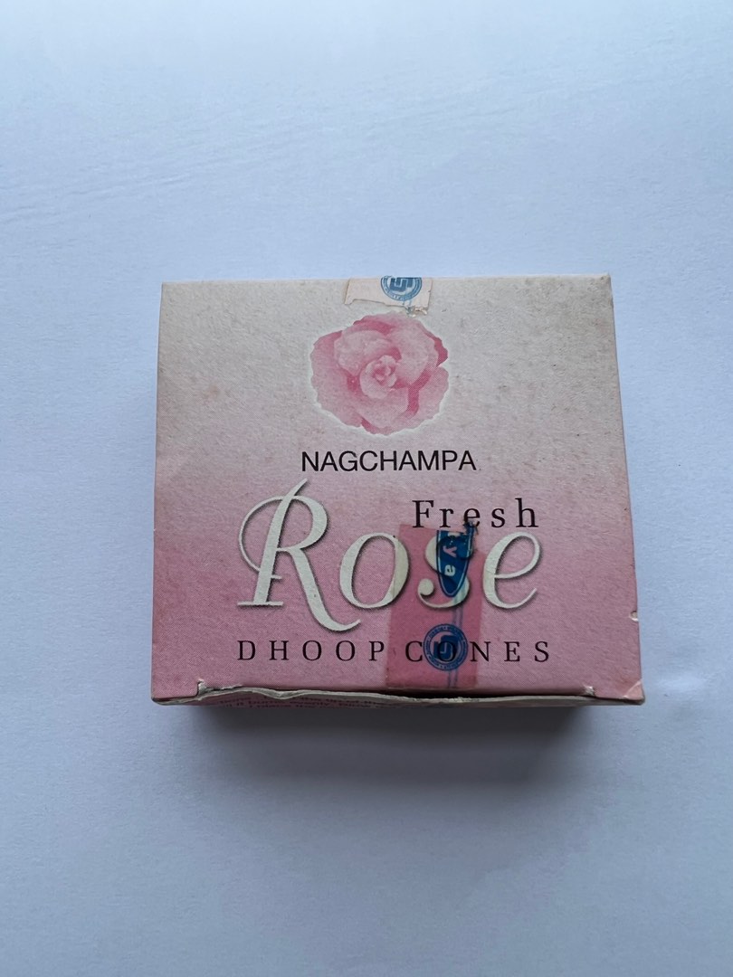 Satya Sai Baba Nag Champa Fresh Rose Incense Dhoop Cones 手工印度香 錐香 塔香 玫瑰 ...