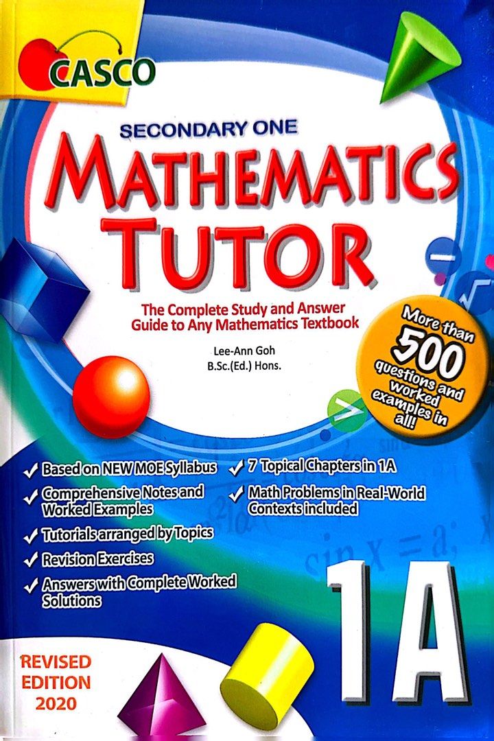 Secondary One Casco Mathematics Tutor, Hobbies & Toys, Books ...